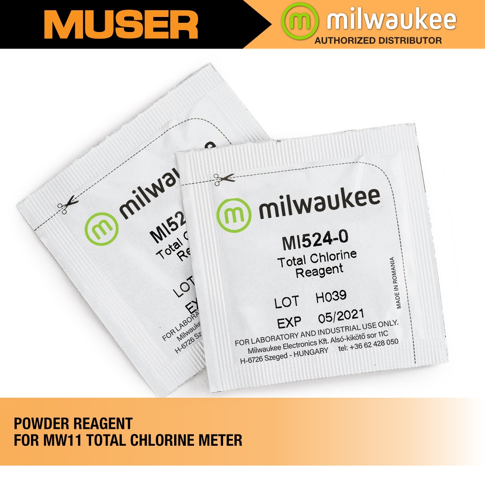 Milwaukee MI524-100 Powder Reagents for Total Chlorine Photometer ...