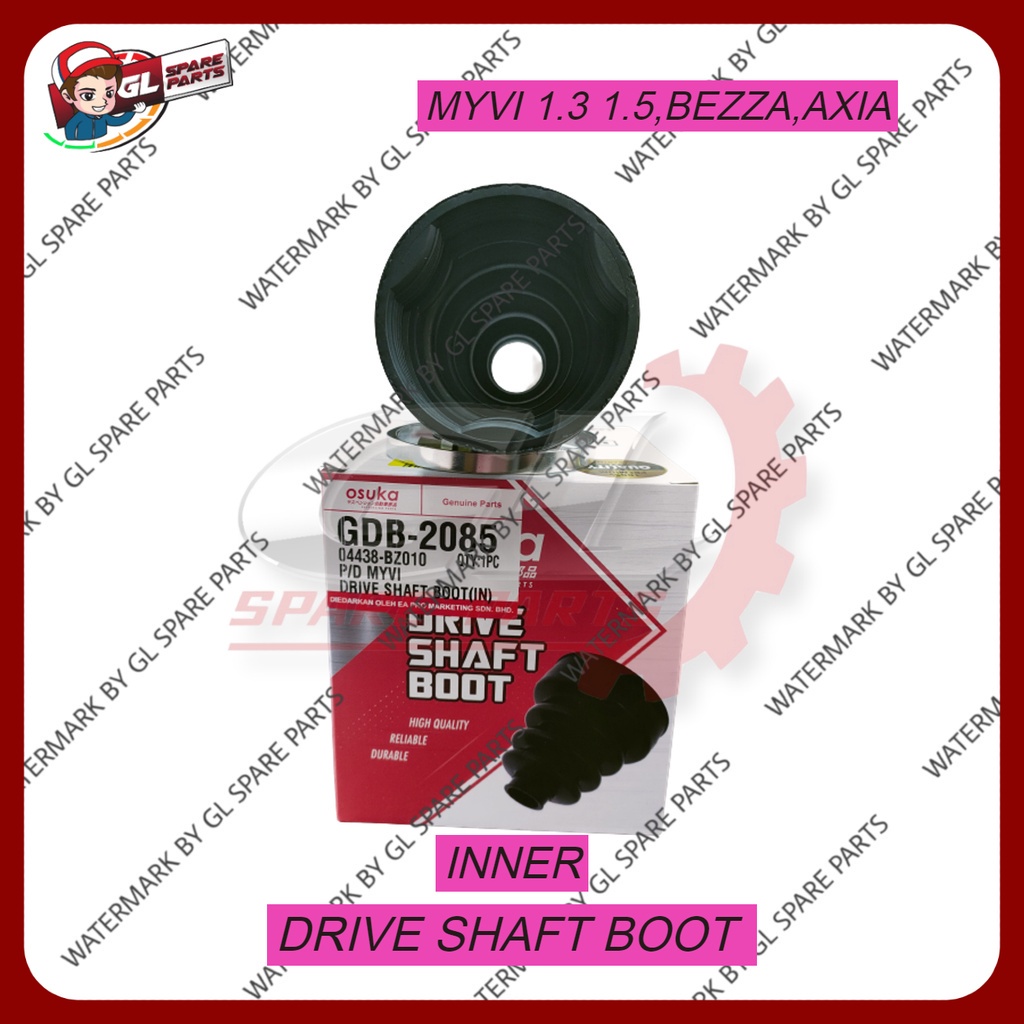 DRIVE SHAFT BOOT COVER (IN) P/MYVI 1.3 1.5 AXIA BEZZA (GOOD QUALITY ...