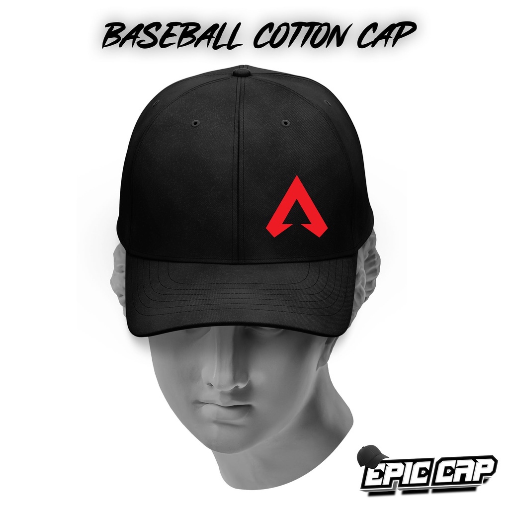 Apex Legends Emblem Red Logo Gaming Design Print Cotton Baseball Cap ...