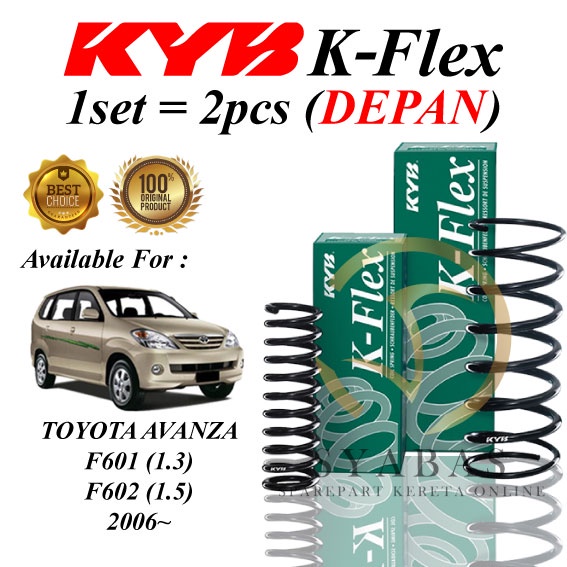 TOYOTA AVANZA F601 / F602 (2004~2013) FRONT / REAR / SET COIL SPRING ...