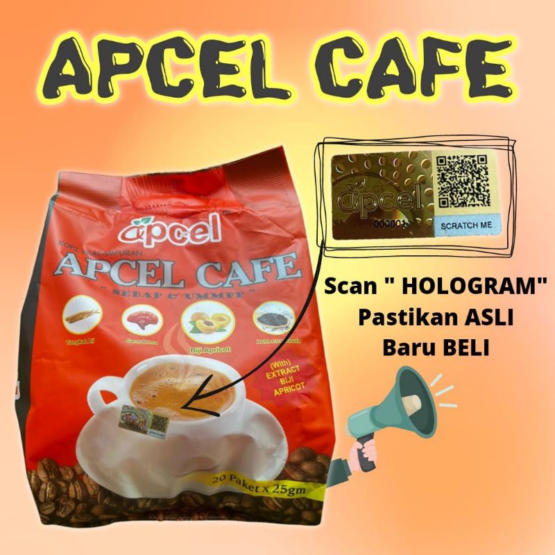 APCEL CAFE ORIGINAL HQ WITH HOLOGRAM | Shopee Malaysia