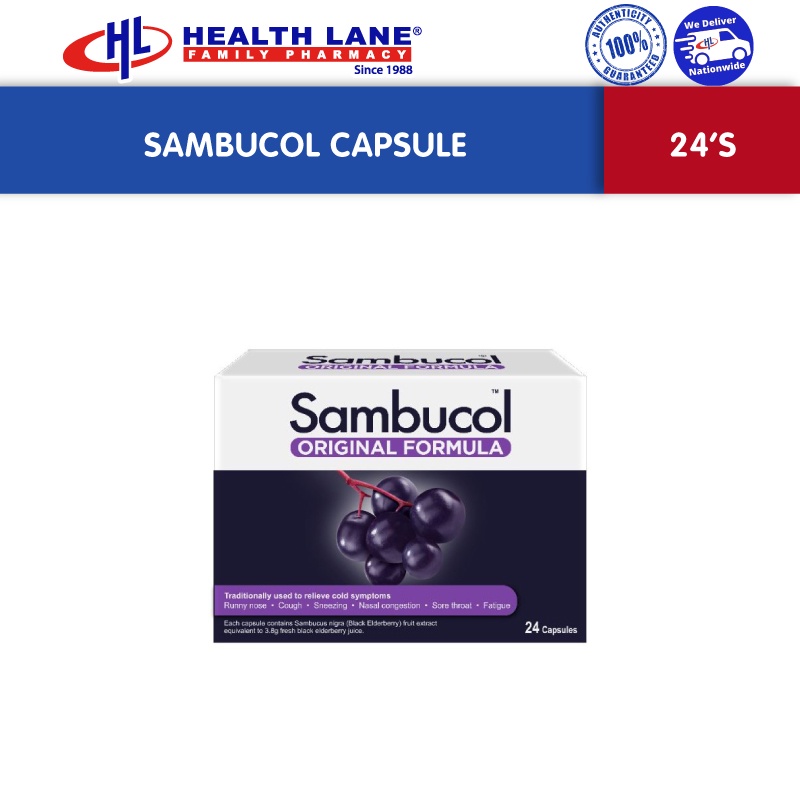 Sambucol Capsule (24's) | Shopee Malaysia