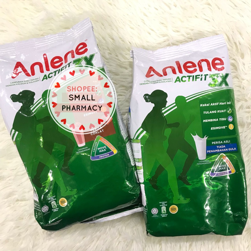 Anlene Actifit 3x Low Fat High Calcium Adult Milk Powder Chocolate ...