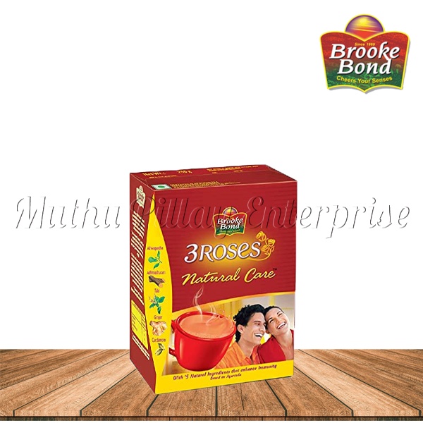 BROOKE BOND 3 ROSES NATURAL CARE TEA 250G | Shopee Malaysia