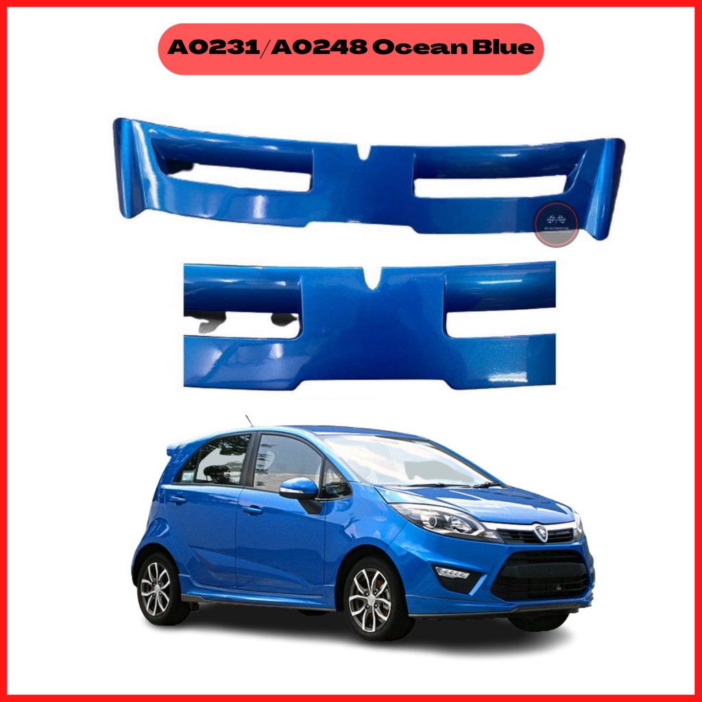 Proton Iriz 2014 ABS Rear Spoiler with Paint (100% Made in Malaysia ...