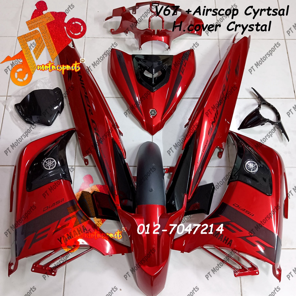Yamaha Lc 135 Cover Set Cyan Dpbmc Gp Blue Candy Red Sky Blue Nardo