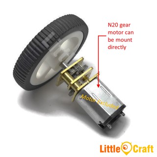 Smart Robot Car Wheel For TT Motor N20 Gear Motor 2WD 4WD Plastic PP ...