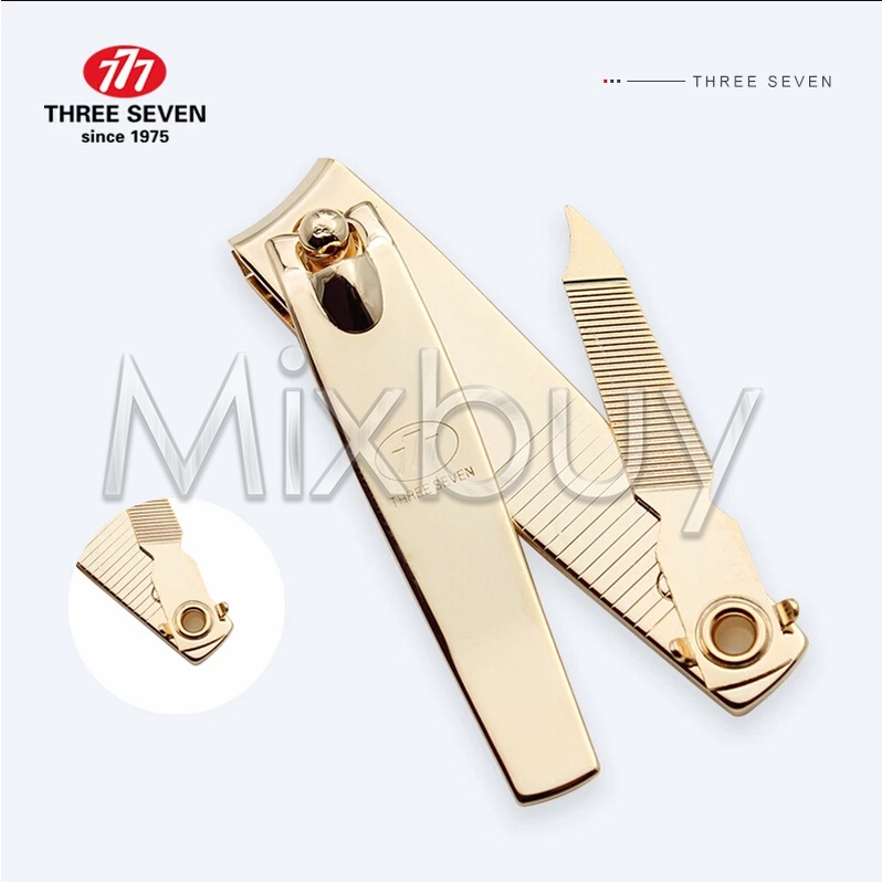 THREE SEVEN / 777 Nail Clippers Trimmers 14K Gold-plated H-Carbon Steel ...