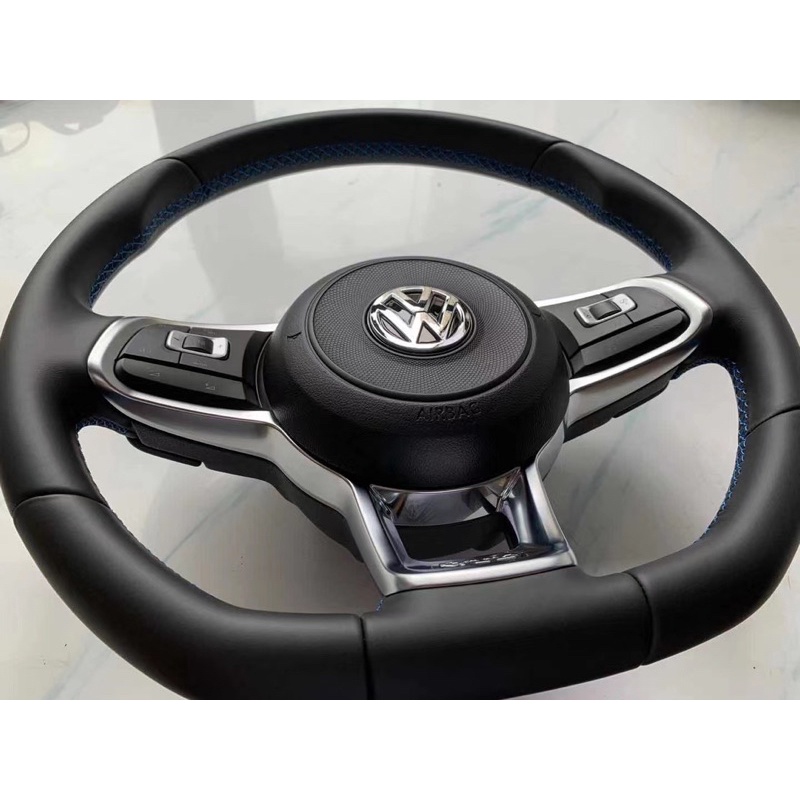 VOLKSWAGEN STEERING FLAT BOTTOM R-LINE GTI GOLF MK6 MK7 MK7.5 POLO ...