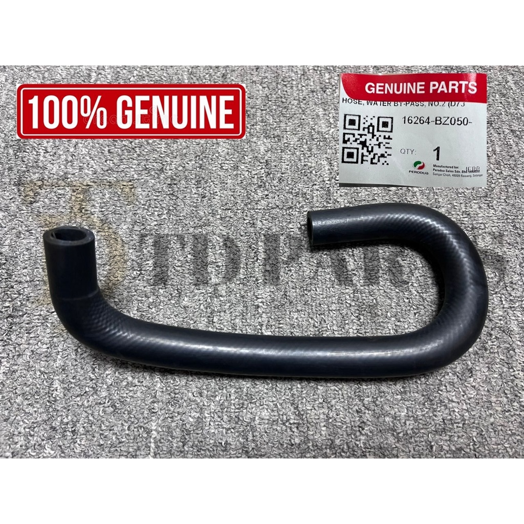 100% GENUINE PERODUA ALZA 1.5 RADIATOR HOSE / BY PASS HOSE COMPLETE SET ...