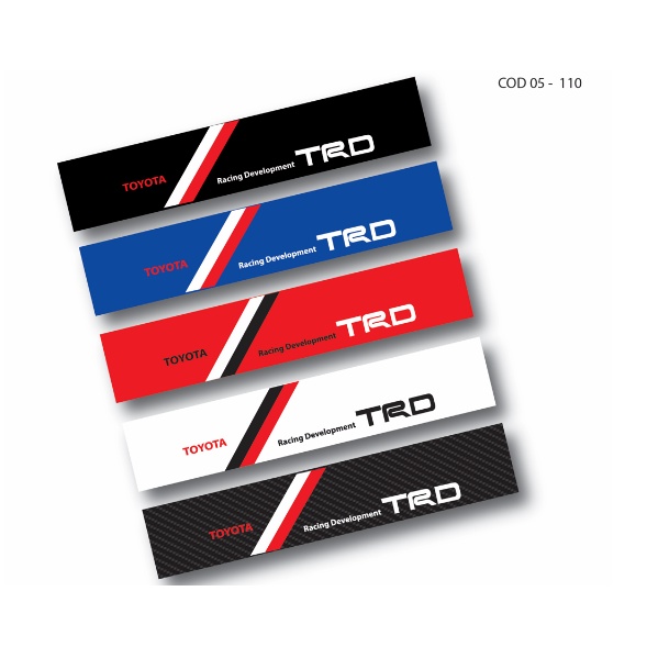 Front windshield sticker TOYOTA TRD 52''x10'' | Shopee Malaysia