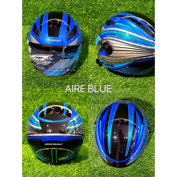 Gracshaw Helmet Graflex G666 Cruzer/ Zoopa/ Aire/ Single Visor/ Open ...