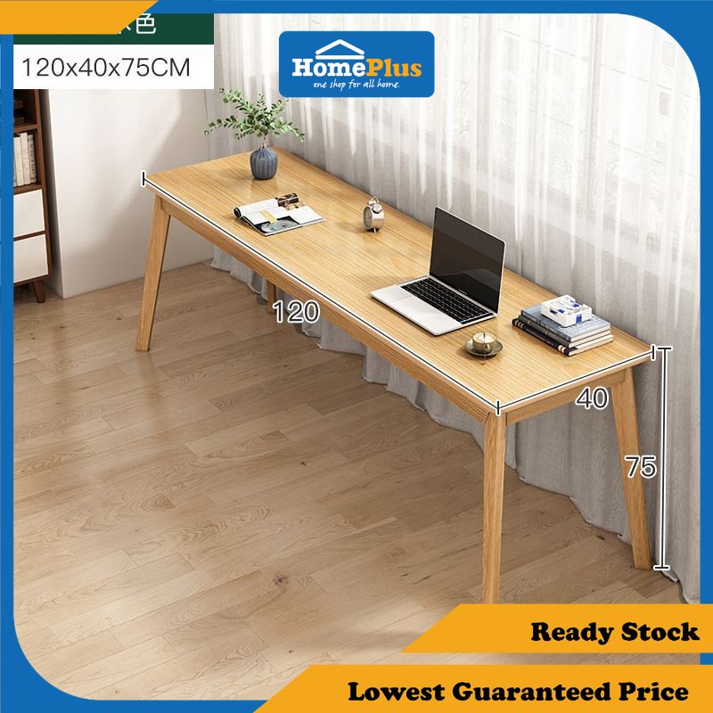 Meja pejabat 120CM/140CM Computer Table study Desk writing table living ...