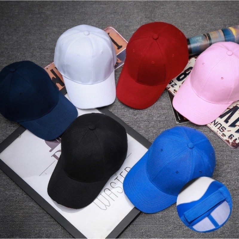 Topi Plain Kosong Cap Baseball Casual 棒球帽子 | Shopee Malaysia