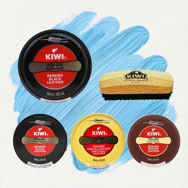 Kiwi Polish Paste Renew Leather (Black/For All Colour Neutral/Brown)45ml/100ml Kiwi Prefessional ...