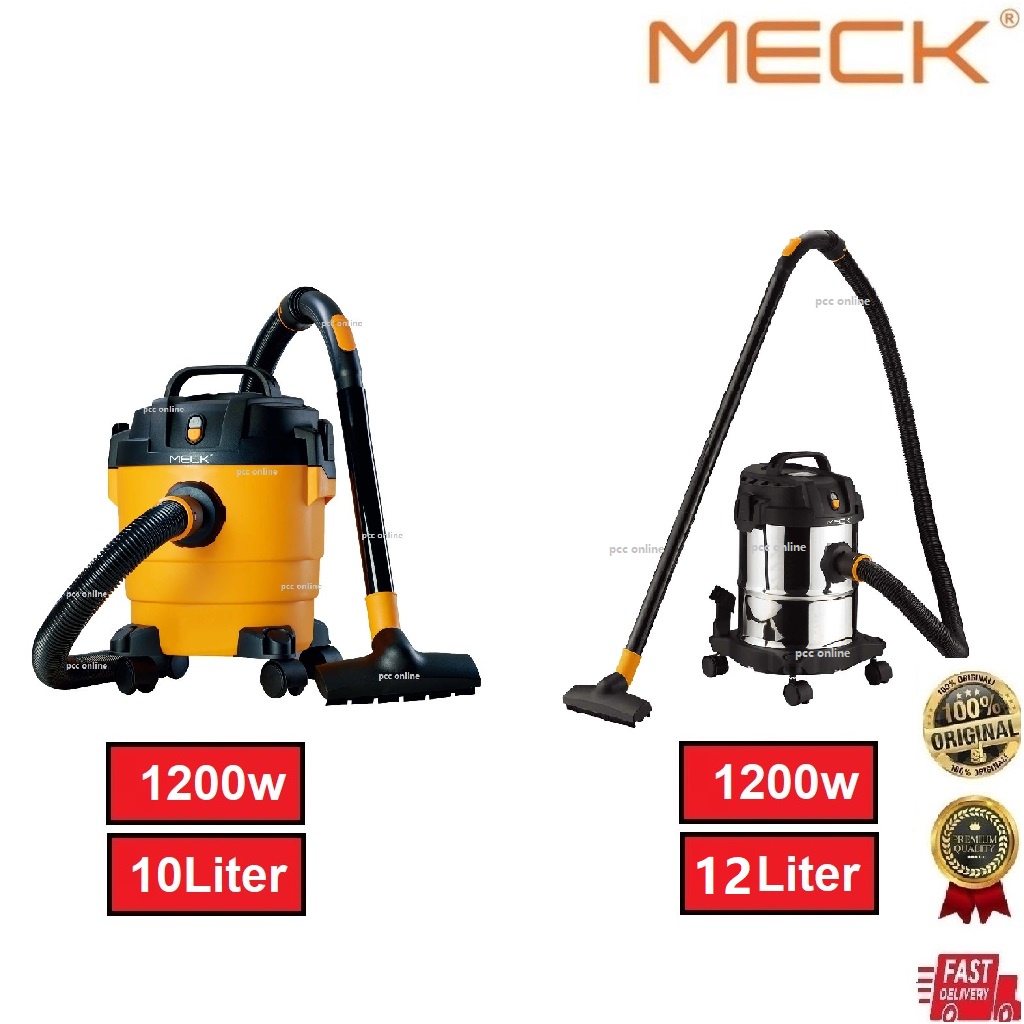Meck Vacuum Cleaner 3 IN 1 Wet & Dry 1200W 10Liter-12Liter | Shopee ...
