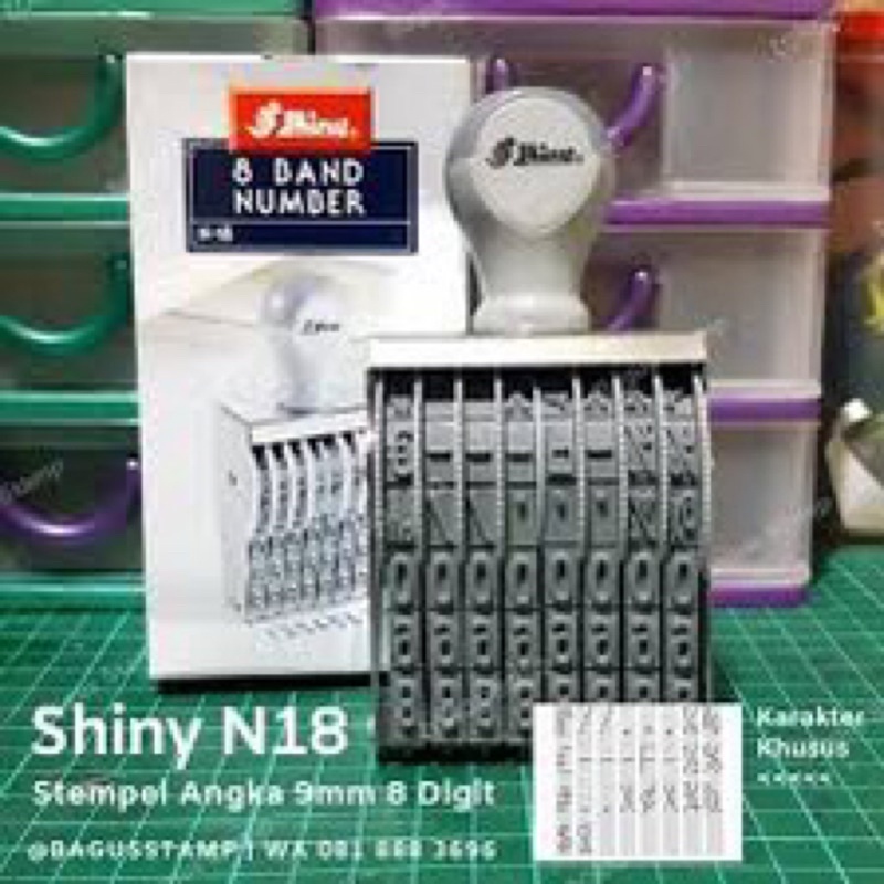 Shiny N18 Numbering Stamp / Shiny Numbering Stamp N18 | Shopee Malaysia