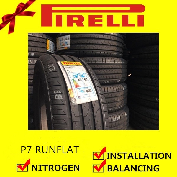 Pirelli Cinturato P7 Runflat tyre tayar tire (With Installation) 275/35R19 CLEAR STOCK | Shopee ...