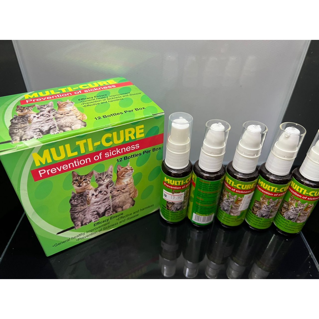 Multi-Cure Prevention of Sickness Liquid / Ubat Selsema (Cat) 30ML ...