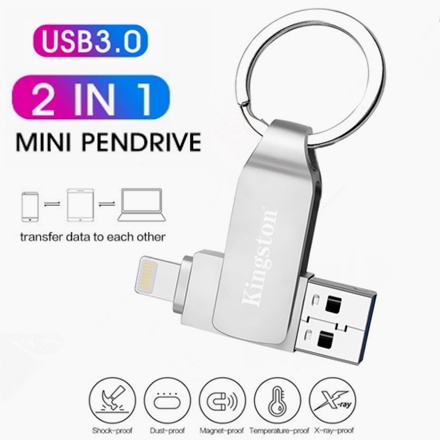2 in 1 Otg Pendrive 2TB Thumb Drive 512GB Usb Pendrive For iPhone ...