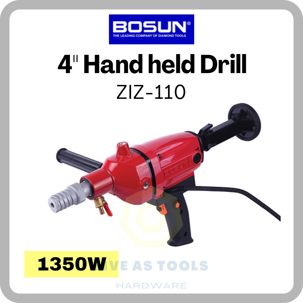BOSUN ZIZ110 / ZIZ-110 Hand Held Core Drilling Machine / Coring Machine ...