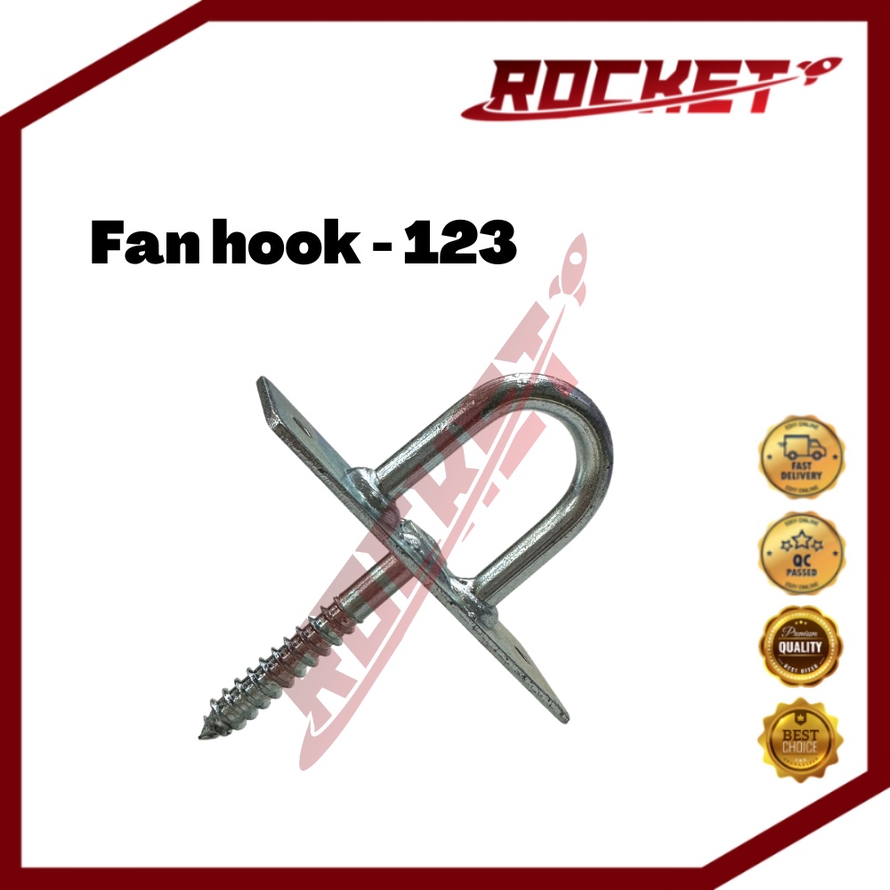 Ceiling Fan Mount Ceiling Fan Hook D Type Screw Type D Hook / D Hook ...
