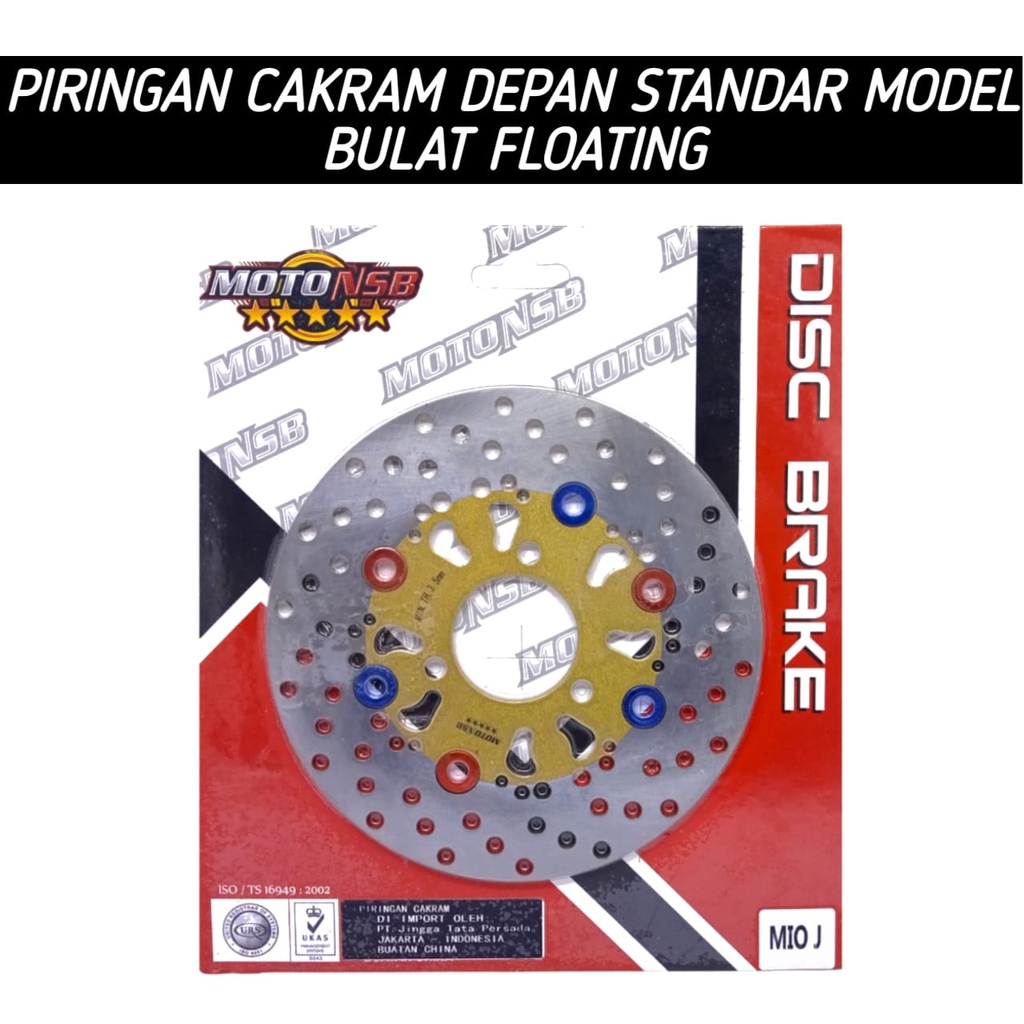 Standard Front DISC DISC DISC DISC 200MM FLOATING Color PNP MIO J MIO ...