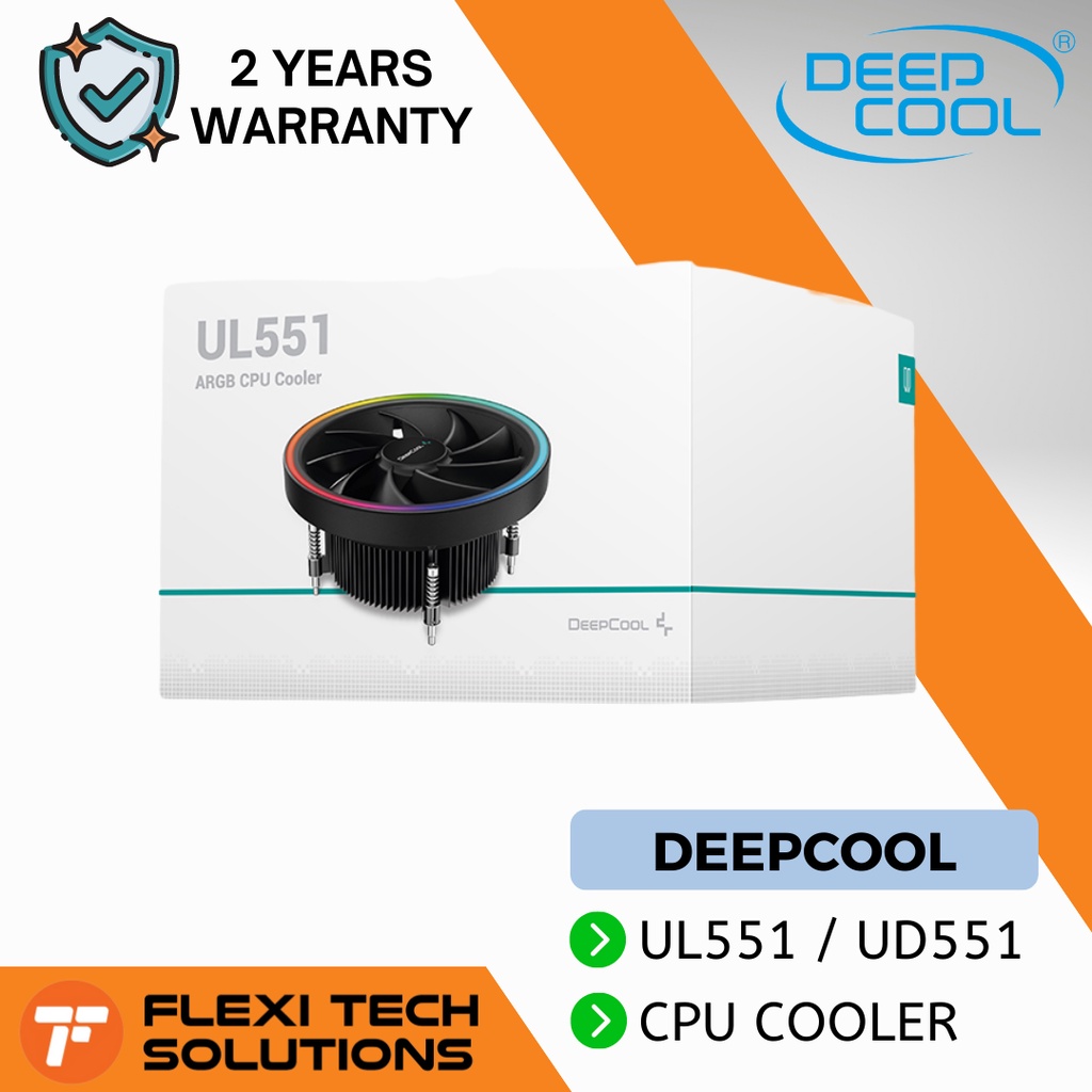 Flexi Tech DEEPCOOL UL551 / UD551 ARGB CPU Air Cooler | Shopee Malaysia
