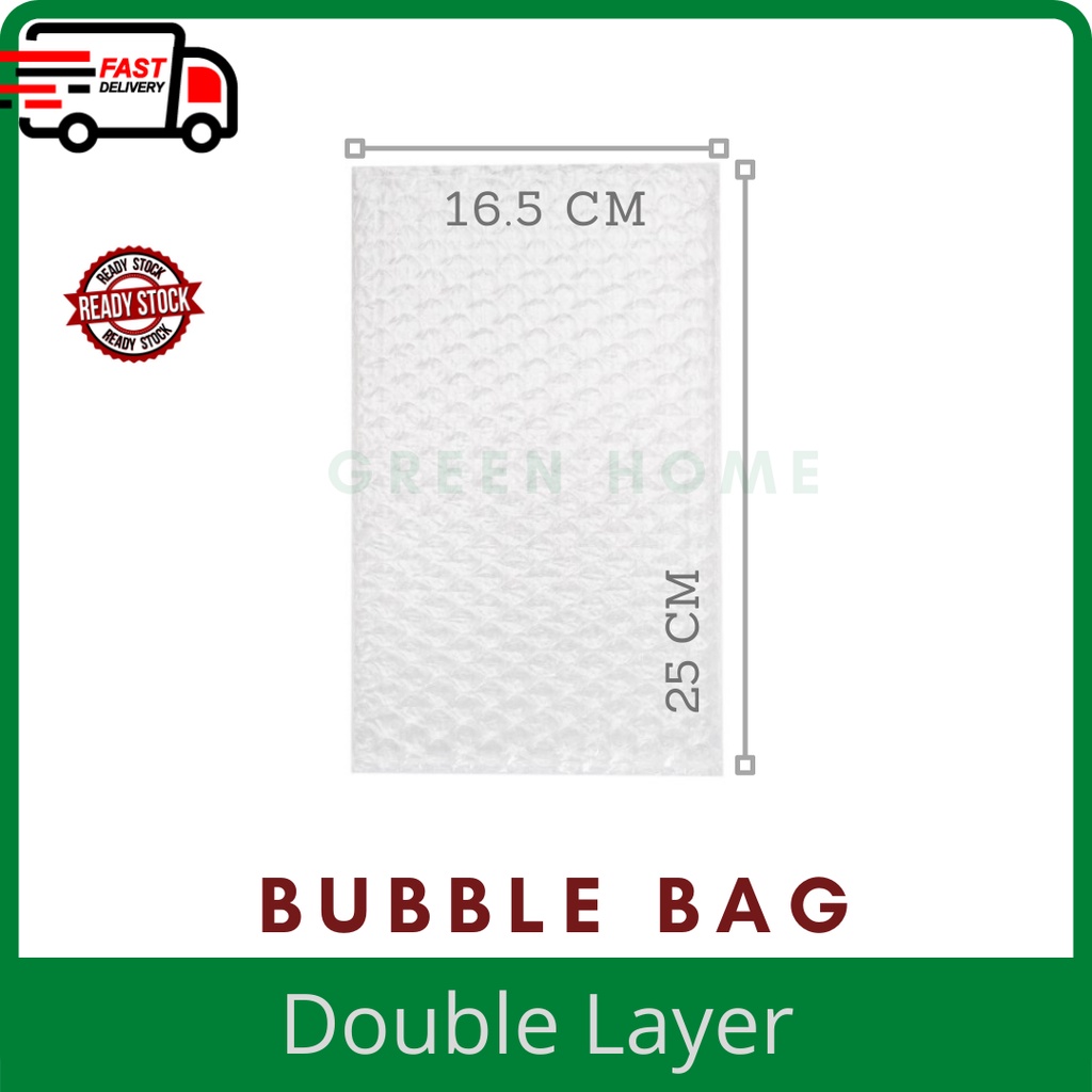 Bubble Wrap Packing Pouches Bubble Pocket buble bag ( DOUBLE LAYER ) 16 ...