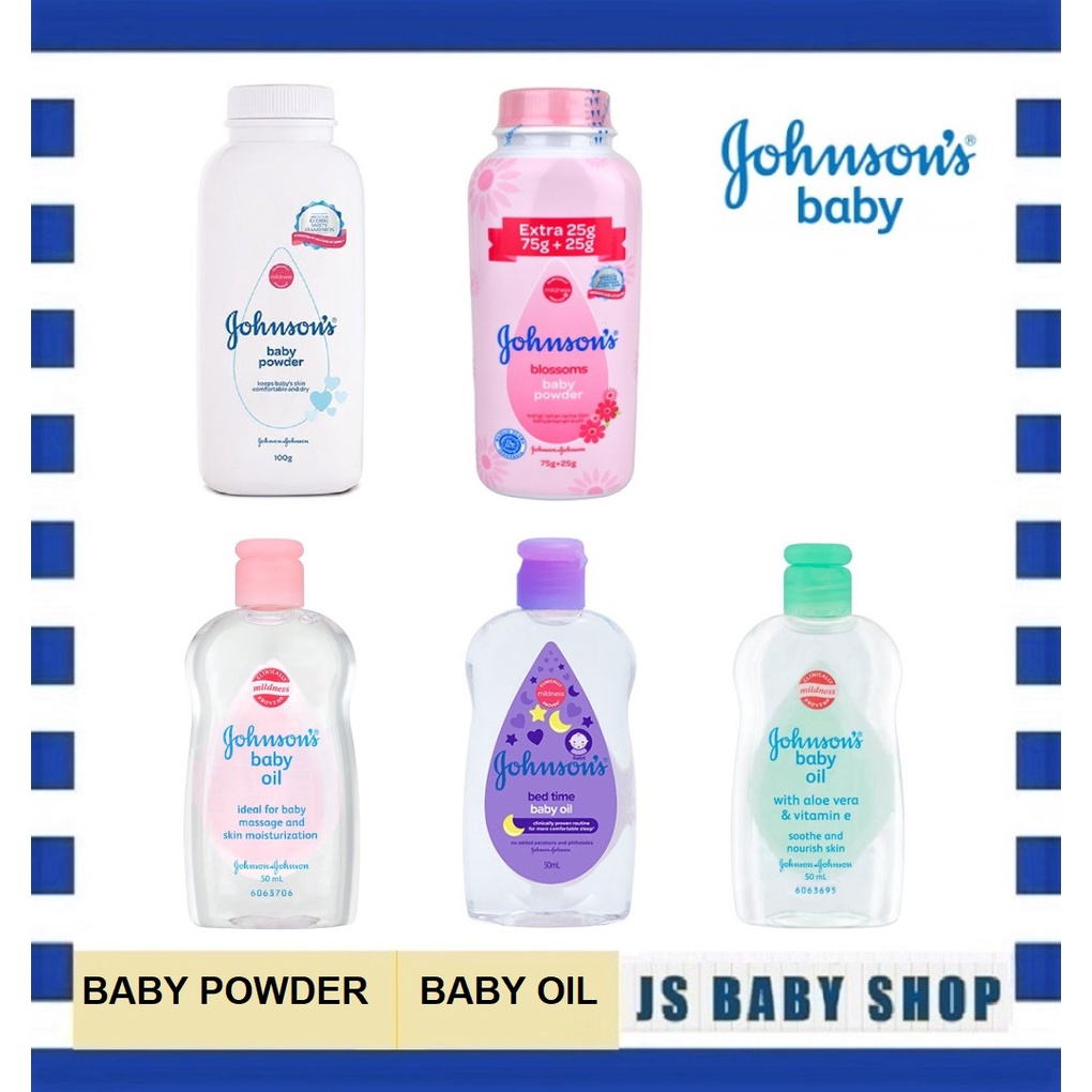 Johnson's Baby Powder / Bedak Bayi Blossom/ Basic 75g+25g (100g) / BABY ...