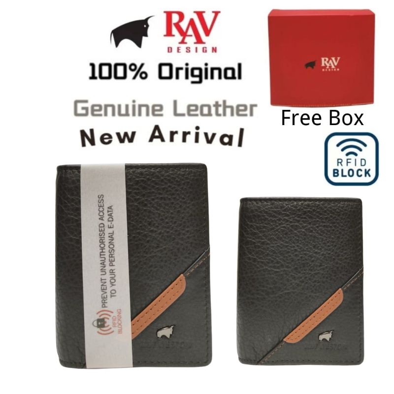 RAV DESIGN Genuine Leather wallet / Dompet kulit lembu (YRW430-G1 ...