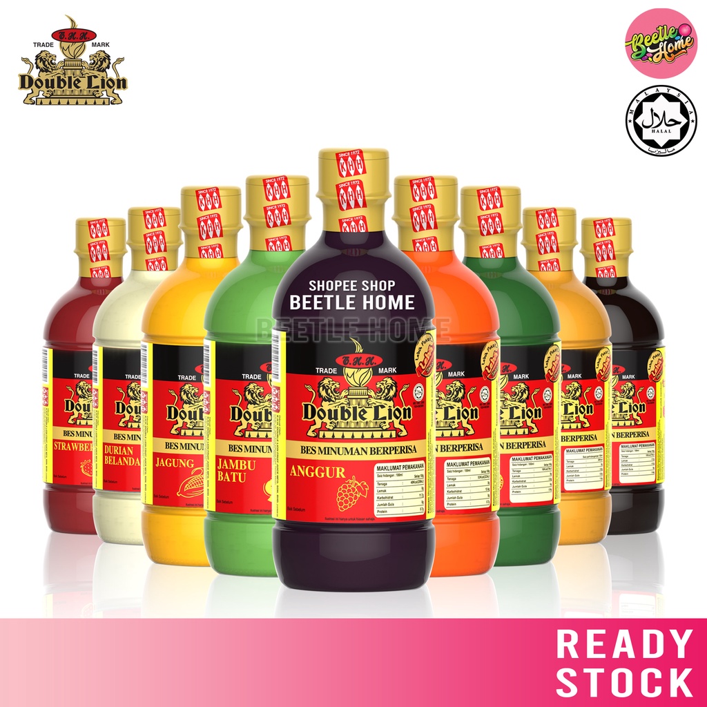 【Borong】 Double Lion Flavoured Concentrade / Bes Minuman Berperisa ...