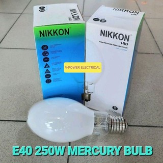 NIKKON 250W MERCURY BULB (E40) DAYLIGHT | Shopee Malaysia