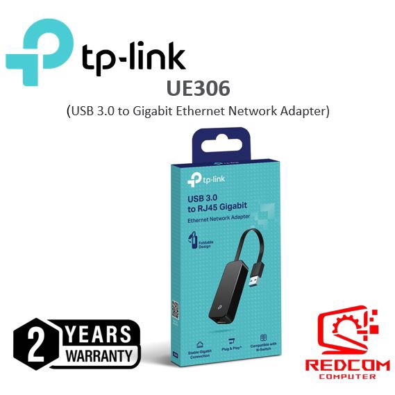 TP-LINK UE306 USB 3.0 to Gigabit Ethernet Network Adapter | Shopee Malaysia