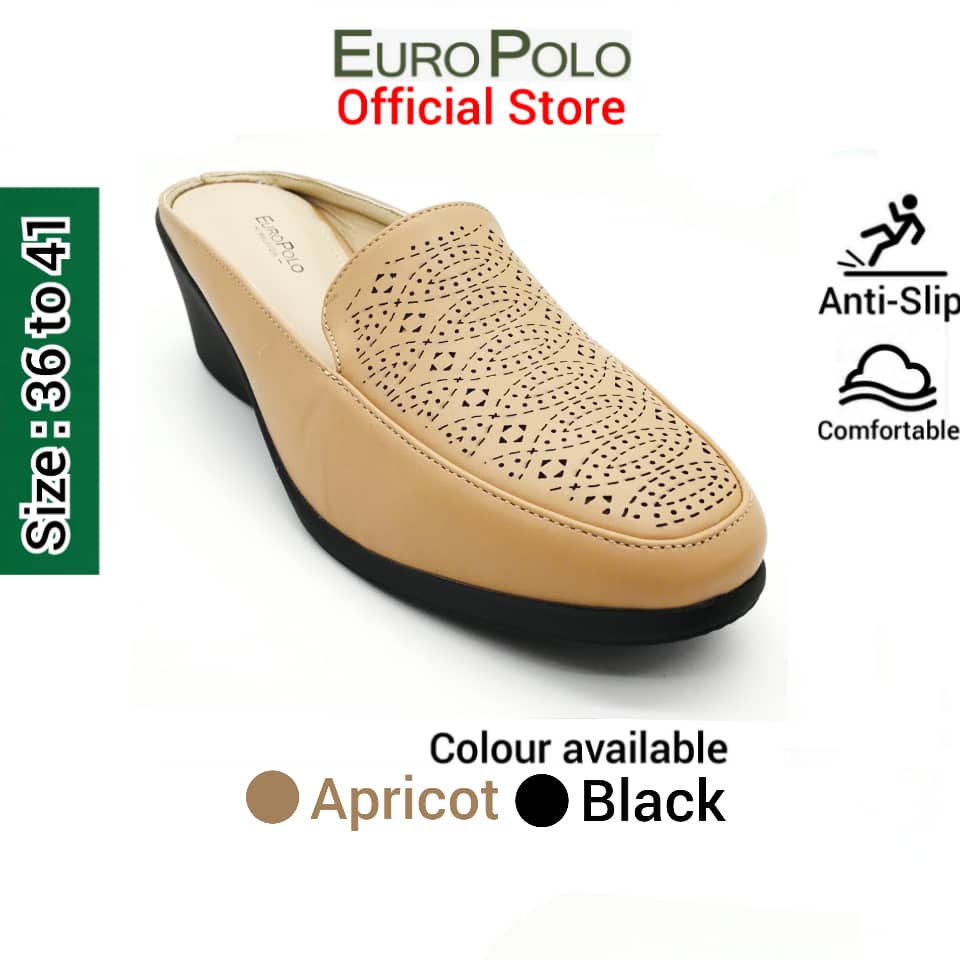 EuroPolo Ladies Comfit Slip On Formal Wedges Shoes/ Euro Polo Heels ...