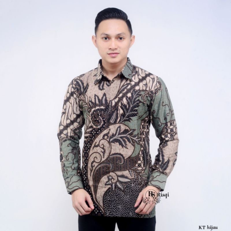 KEMEJA Men's BATIK CLOTHES PREMIUM LONG SLEEVED MEN'S BATIK SHIRT ...
