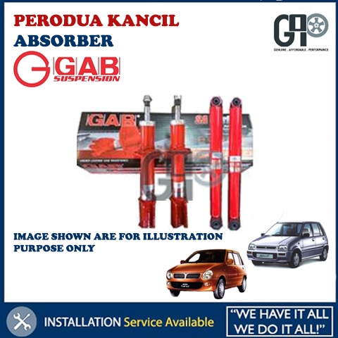 Perodua Kancil GAB ABSORBER HEAVY DUTY RED SUPER-R 1 Pairs (2pcs ...