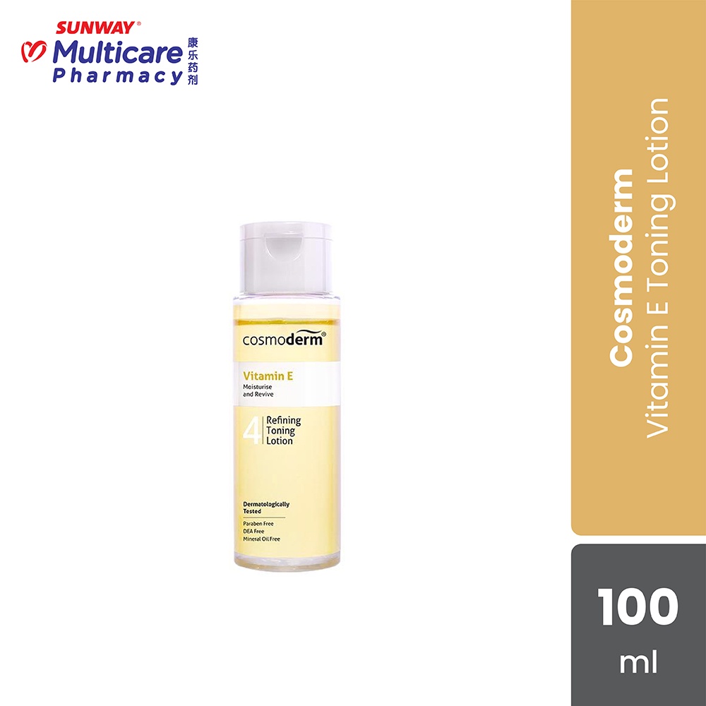 Cosmoderm Vitamin E Toning Lotion (100Ml) | Shopee Malaysia