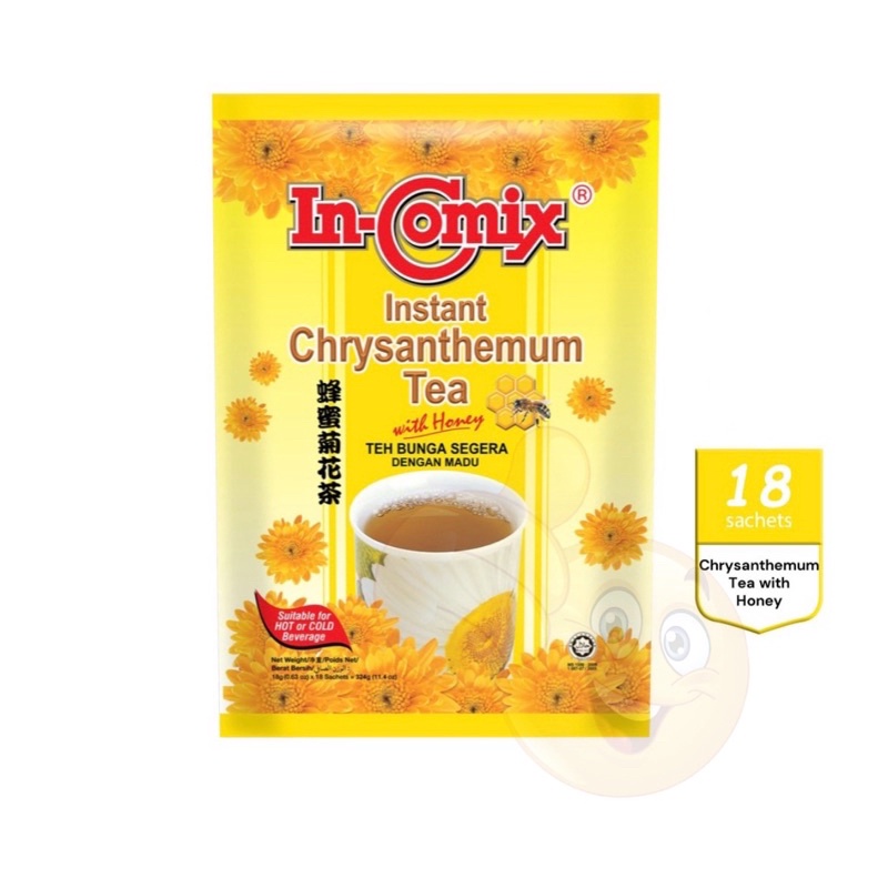 IN-COMIX INSTANT CHRYSANTHEMUM TEA WITH HONEY 18’s X 15g | Shopee Malaysia