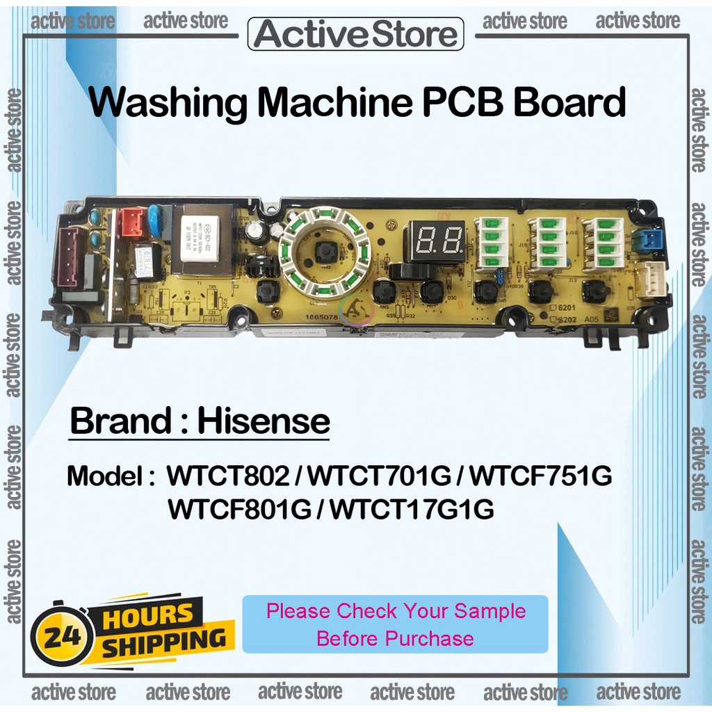 Hisense Washing Machine PCB Board WTCT802 WTCT701G WTCF751G WTCF801G ...