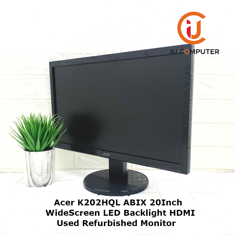 ACER K202HQL ABIX 20 INCH HDMI WIDESCREEN LED BACKLIGHT USED ...