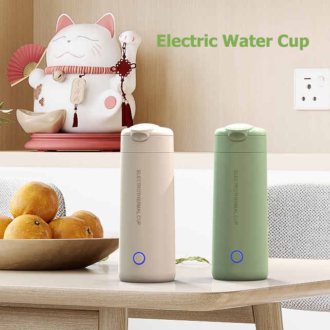 300ml Portable Electric Kettle Thermal Cup Coffee Travel Water Boiler ...