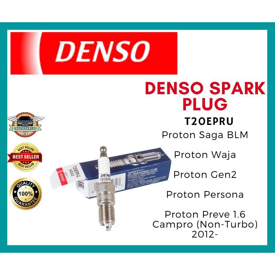 Denso Spark Plug Proton Waja Campro Exora Cps Mpv Preve Satria Neo Gen2 ...