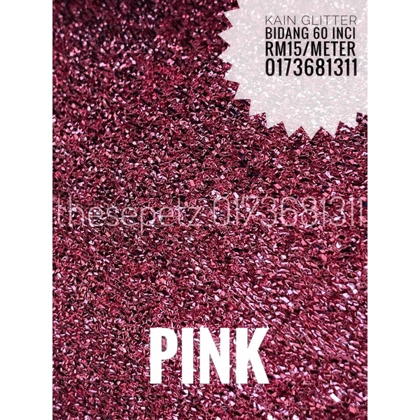 Kain Glitter Bidang 60 inci Shining Cloth Stretchable Fabric Selfie ...