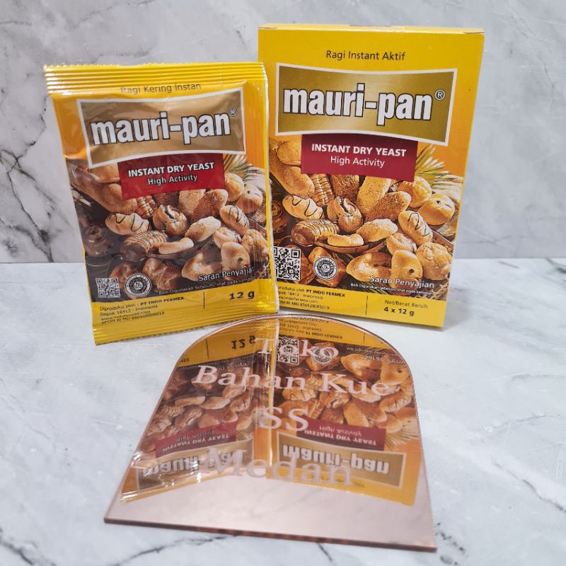 Mauri-Pan instant Dry Yeast/Ragi Mauripan 12 grams (1 sachet) | Shopee ...