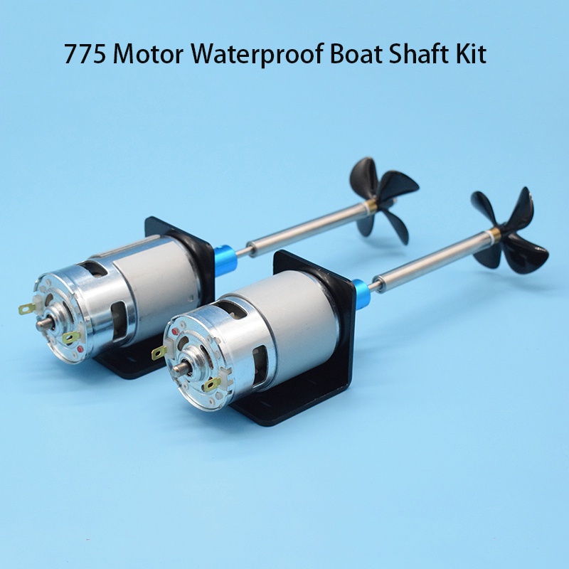 RC Boat 775 Motor Waterproof Boat Shaft Kit Stainless Steel Waterproof ...