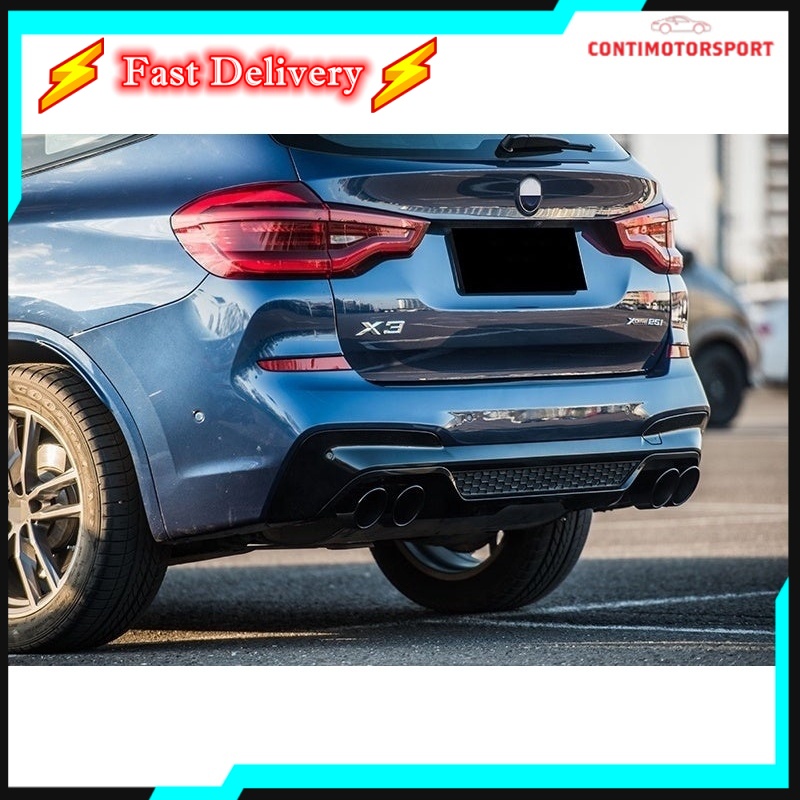 BMW X3 G01 M SPORT REAR DIFFUSER M PERFORMANCE DIFFUSER LIP sDrive ...