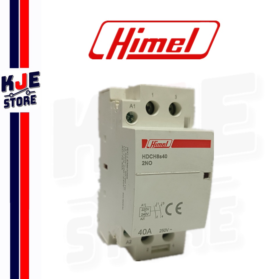 Himel 40A 2P 2NO MODULAR CONTACTOR HDCH8S40220 HDCH8S40440 | Shopee Malaysia