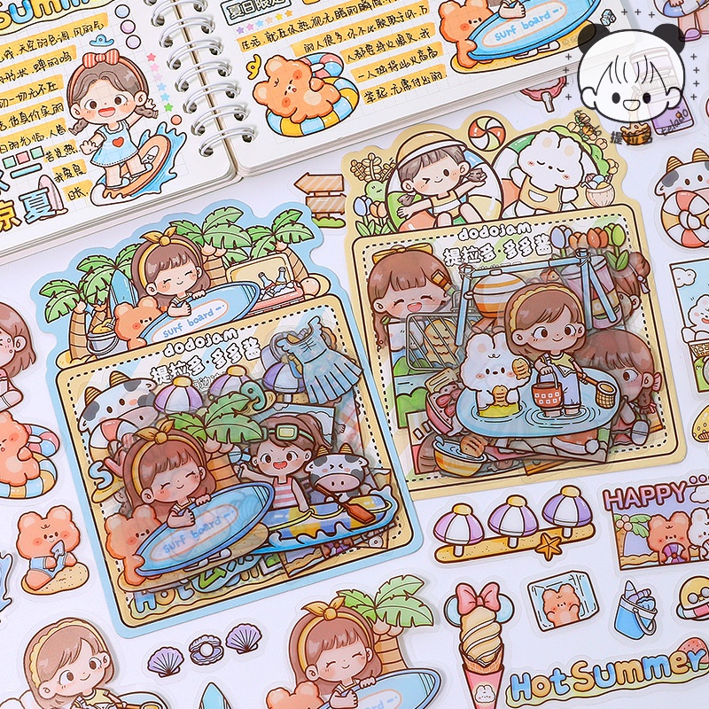 Telado Sticker Pack 40pcs Cute Girl Sticker Pack | Shopee Malaysia