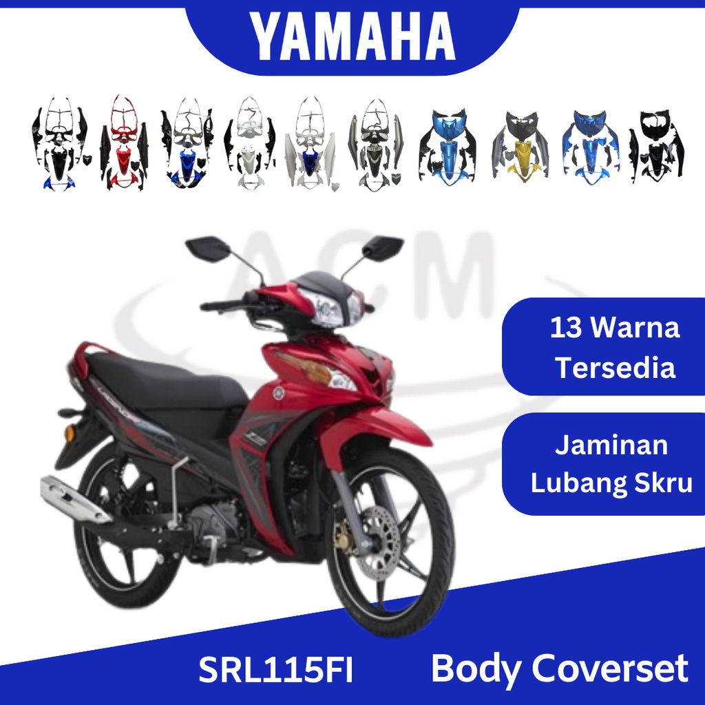 YAMAHA SRL 115 FI Lagenda Fuel Injection Full Body Cover Set SRL115 ...